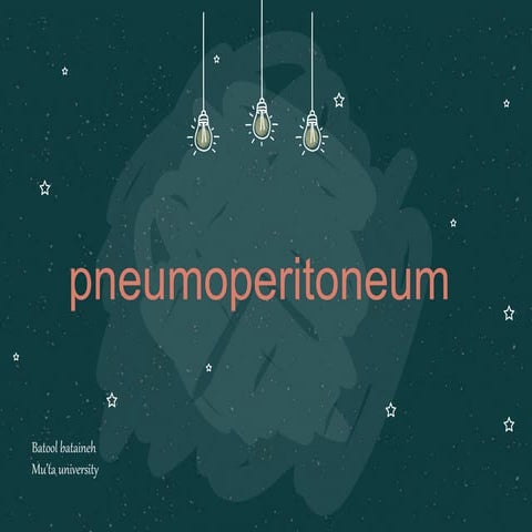 Comprehensive Overview of Pneumoperitoneum: Causes, Diagnosis, and ...