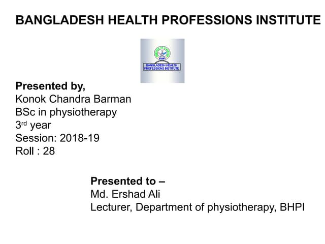 Proprioceptive neuromuscular facilitation | PPTX