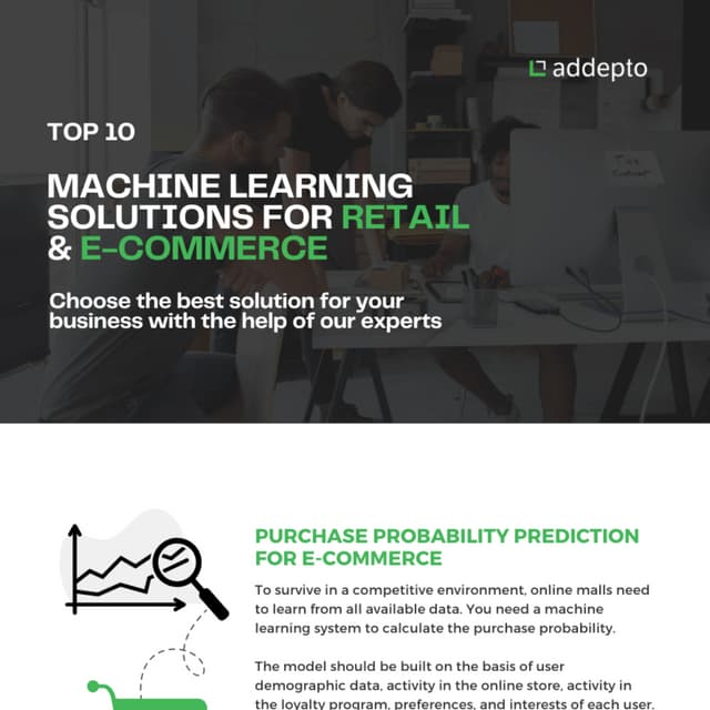 Top 10 Machine Learning Solutions For Retail & E-commerce - INFOGRAPHIC ...