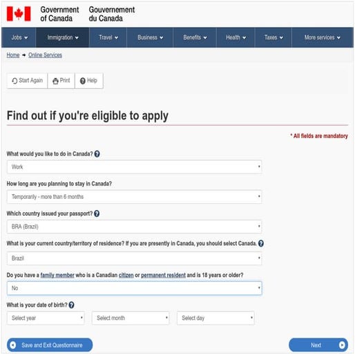 Work Permit Outside Canada Application Steps | PPT