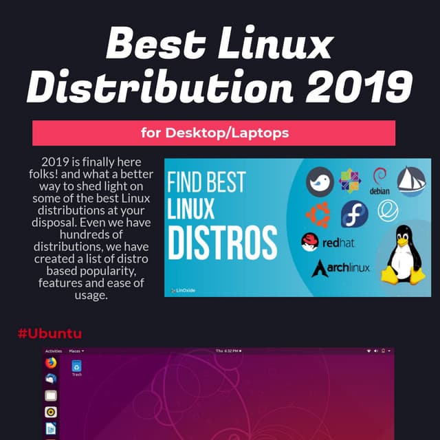 Best Linux Distros - 2019 | PDF