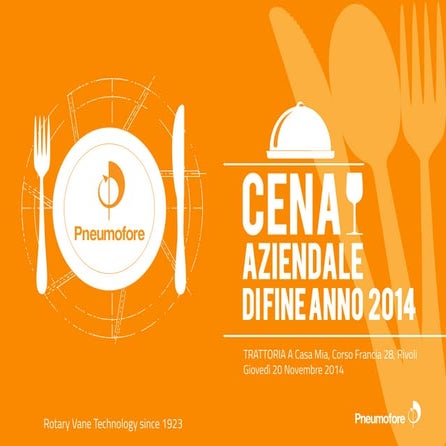 Pn_ Invito cena fine anno_ Nov14 | PDF | Food & Drink