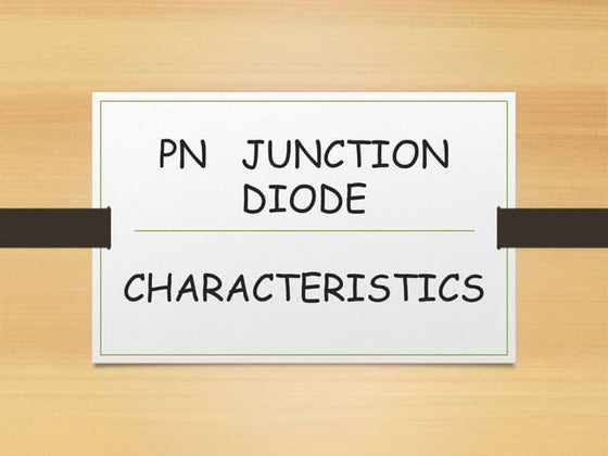 PN JUNCTION | PPT