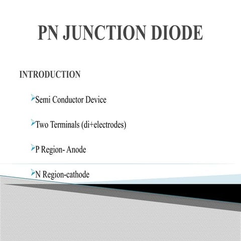 PN JUNCTION -ELECTRONIC DEVICES AND CIRCUITS | PPTX
