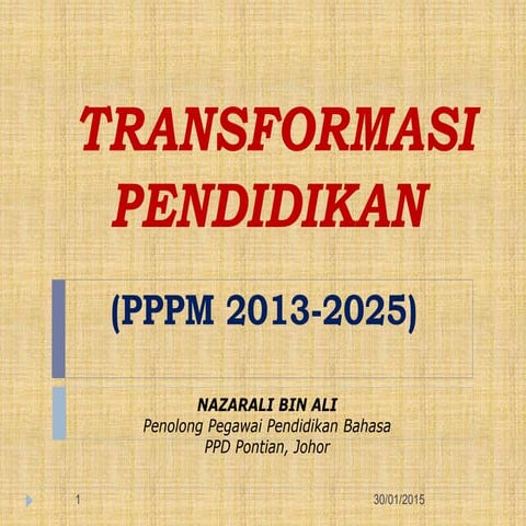 pontian transformasi pendidikan dtp | PPTX