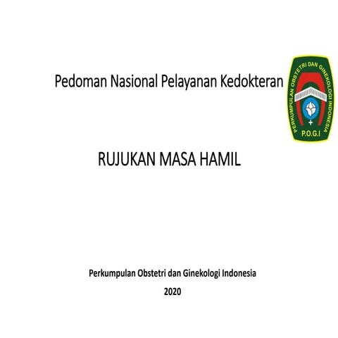 PNPK RUJUKAN MASA HAMIL - Updated.pptx
