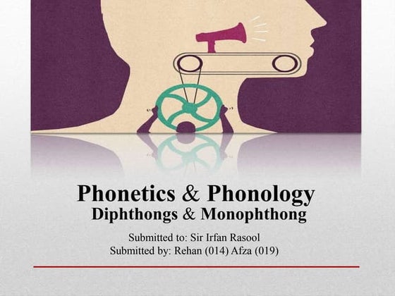 English vowel , monothongs, diphthong, triphthongs | PDF