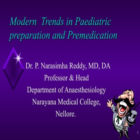 peadiatric premedication and preparation | PPT