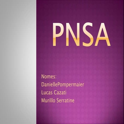 Programa Nacional de Seguridade Aviaria - PNSA | PPTX