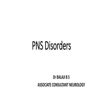 PNS disorders Nursing.pptx