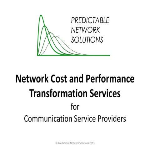 Network Cost and Performance Transformation Services | PDF