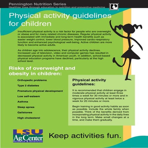 Physical activity_guidelines_for_children | PDF