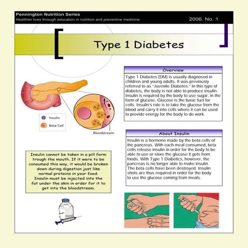 Insulin powerpoint presentation common knowledge | PPTX