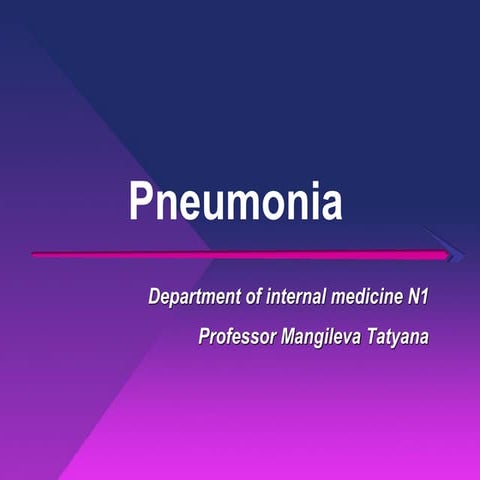 Community acquired pneumonia cpg 2016 | PPT