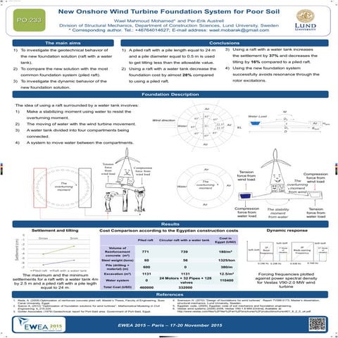 Active onshore wind turbine foundation system | PDF | Agriculture ...