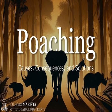 Poaching Expo Ingleshjfgnfgmfgnmfggn Pptx