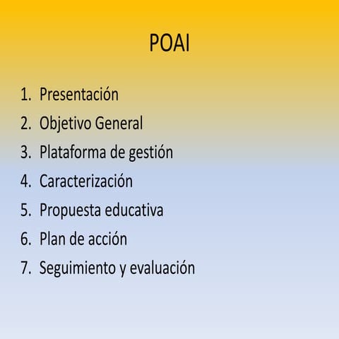 Poai | PPTX
