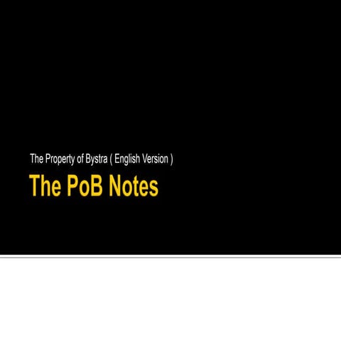 POB bystra trading system in English Full Guide | PDF