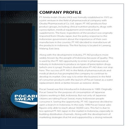 Final Report Brand Management Pocari Sweat | PDF