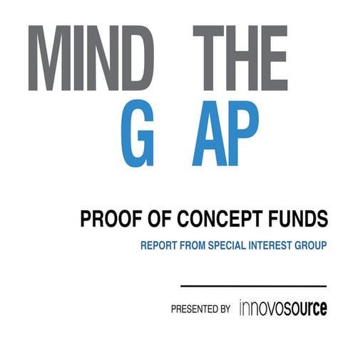University Proof of Concept Funds (SIG) | PDF