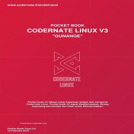 Pocket Book Codernate Linux v3 2019 "Gunange" | PDF