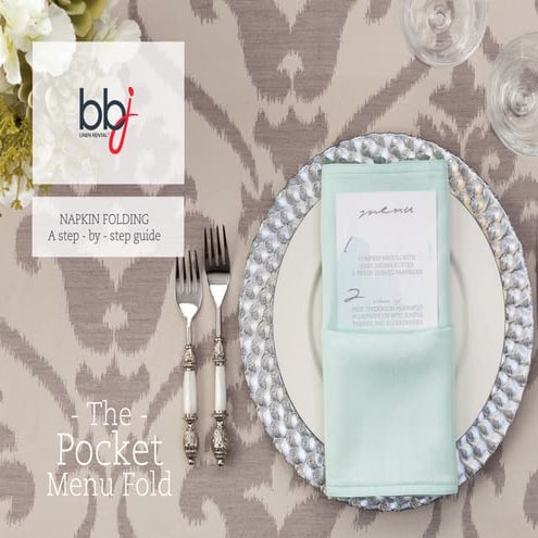 How To: The Pocket Menu Fold | PDF | Bars & Restaurants | Attractions