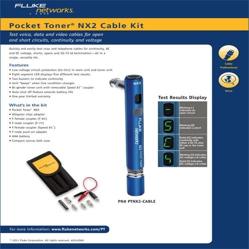 Pocket Toner® NX8 Deluxe Kit | PDF