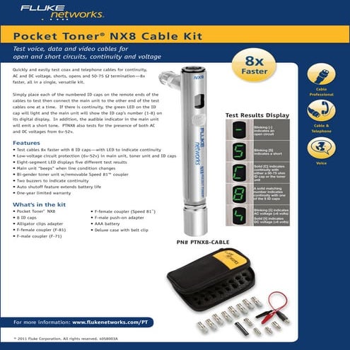 Pocket Toner® NX8 Deluxe Kit | PDF
