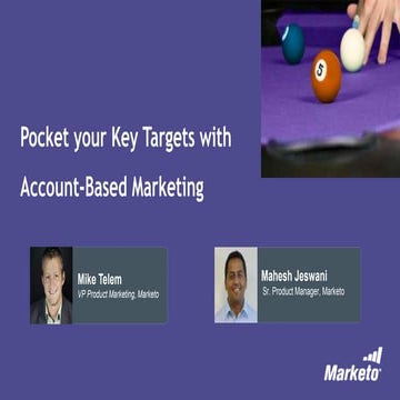 Pocket Your Key Targets with Account Based Marketing | PPTX
