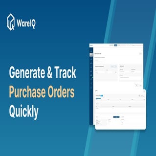 WareIQ PO Creation and Tracking | PPT