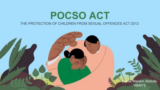 POCSO-ACT.pptx | Debated Sensitive Social Issues | Sensitive Topics