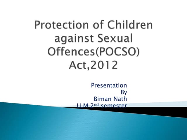 POCSO Act | PPT