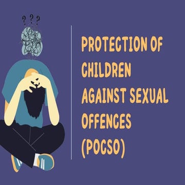 For The School Teachers Pocso Awareness Pptx