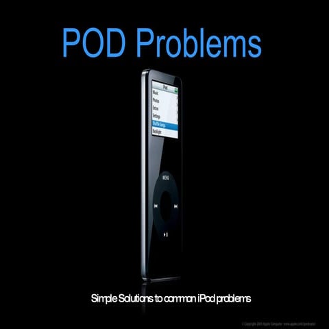 Pod Problems | PPT