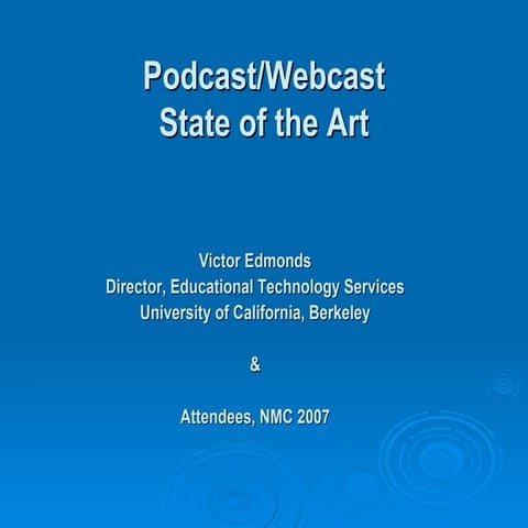 Podcast and Webcast | PPT