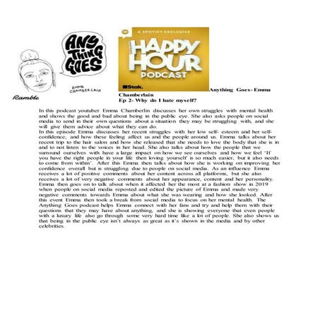 Podcast analysis | PDF