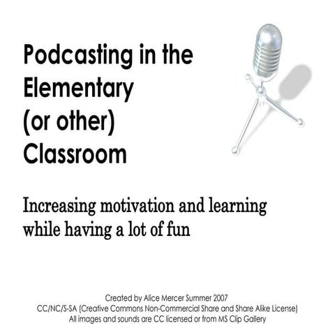 Podcasting In Your Classroom | PPTX