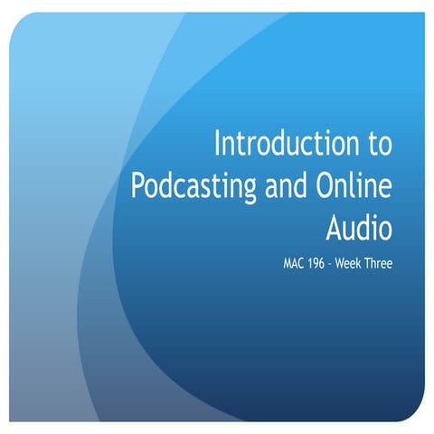 Podcasting | PPT