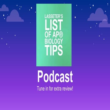 AP Biology Review - Podcast Intro Slides | PPT