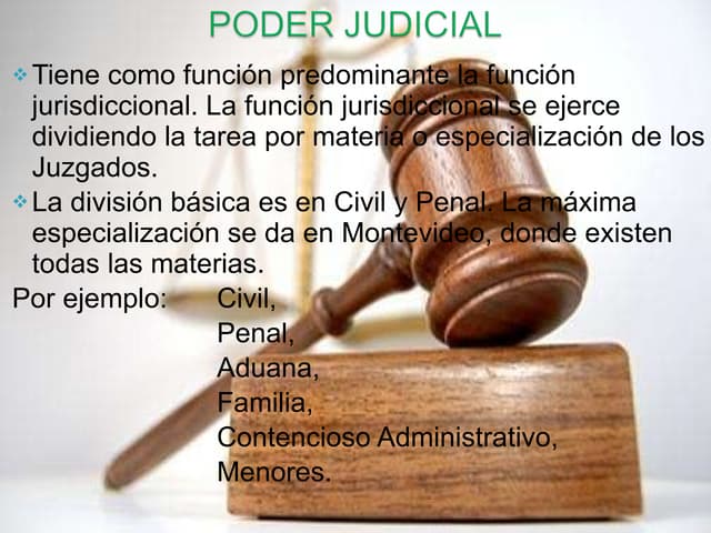 Facultades Del Poder Judicial