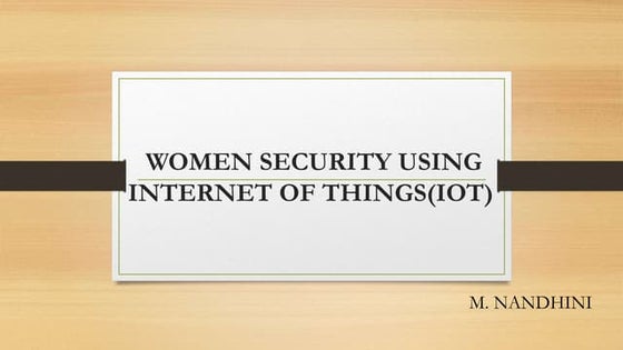 IRJET- Women Security System using GSM and GPS | PDF | Computer ...
