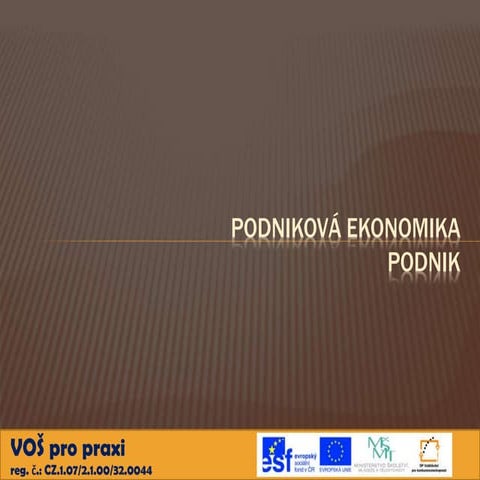 Podnik | PPTX