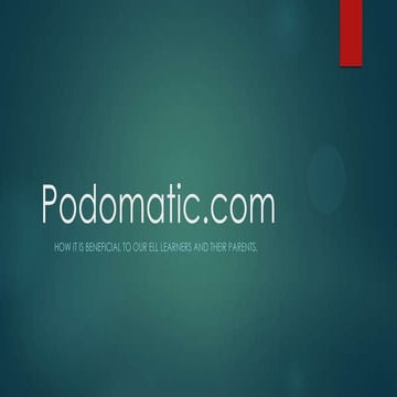 Podomatic | PPTX | Education