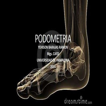 MORFOLOGIA DEL PIE | PPTX