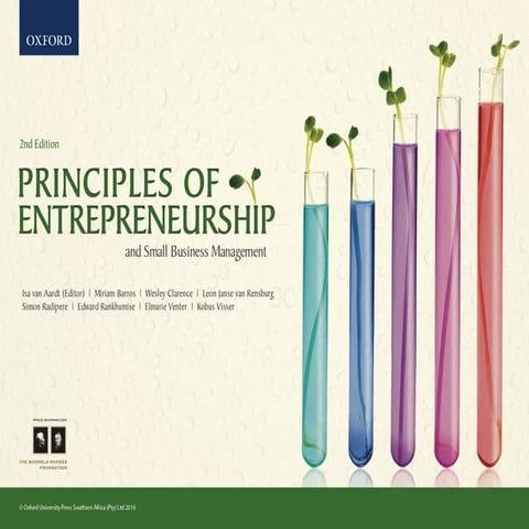 PoE-2nd Ed. Chapter 4.pptx Entrepreneurship slides | PPTX