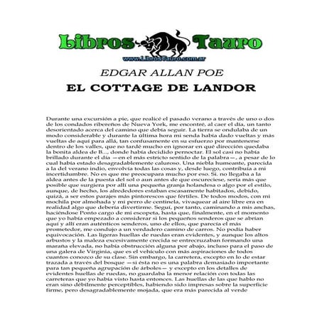Poe, Edgar Allan - El Cottage de Landor.doc