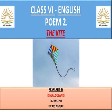 Poem2. the kite | PPTX