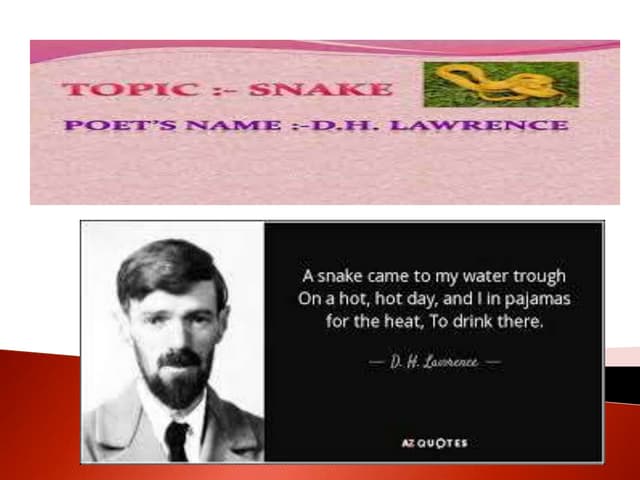 Hunting Snake by Judith Wright | PPTX