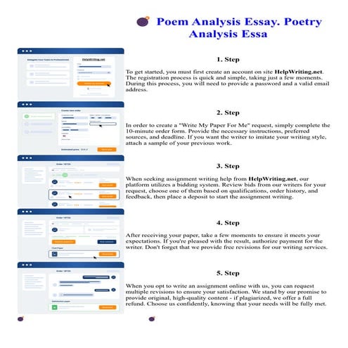 Poem Analysis Essay. Poetry Analysis Essa | PDF