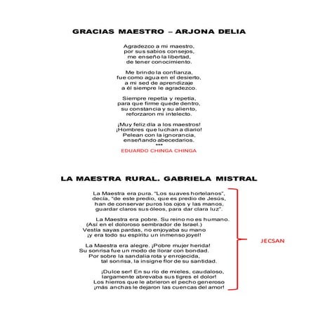 Poemas De Agradecimiento Al Maestro De Parte De Los Estudiantes